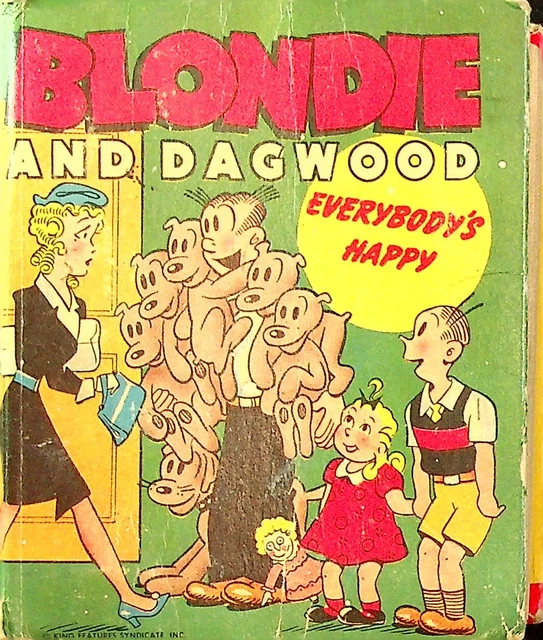 Blondie And Dagwood Everybodys Happy 1438 Vg 1948 Low Grade 8 90