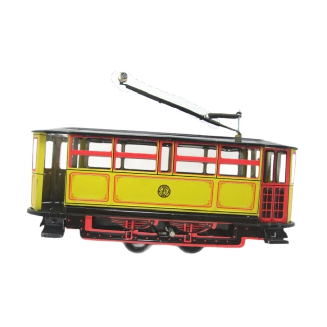 MINIATURE MODEL TRAM Prop Realistic Modified Metal Decoration ...