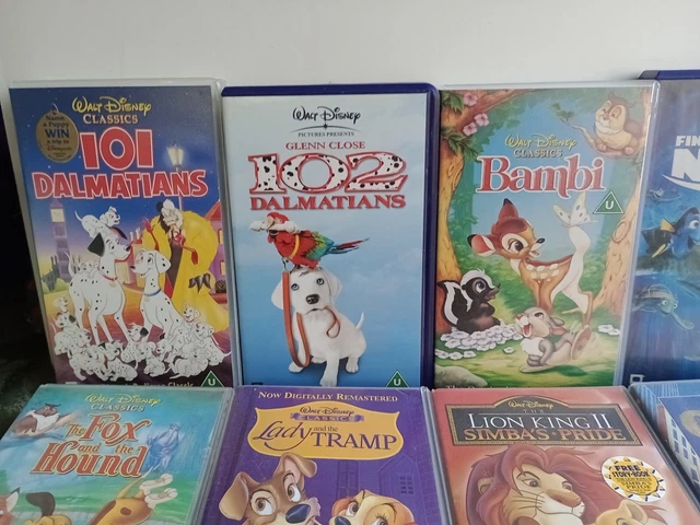 DISNEY ANIMALS VHS video collection. Walt Disney Classic video bundle ...