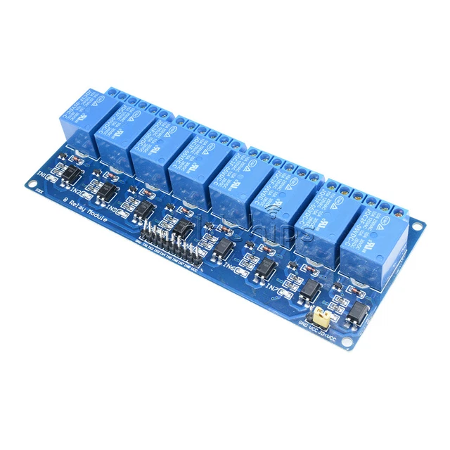 8 CHANNEL 5V Relay Shield Module Board Optocoupler module Arduino ARM ...