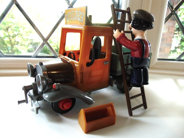 POSTMAN PAT - Ted Glen Figure With Friction Builders Truck, Ladder ...