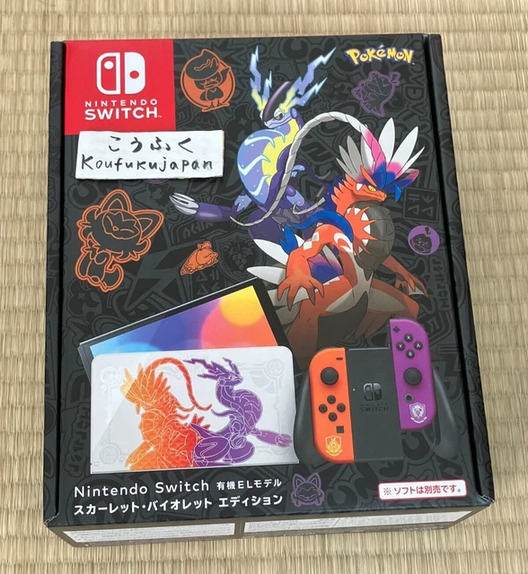 NINTENDO SWITCH OLED Pokémon édition écarlate et violette console EUR 423,92 - PicClick FR