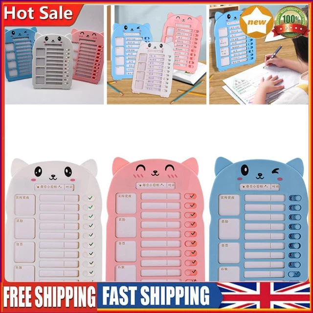 DAILY ROUTINE CHART Cute Portable Chore Chart Memo Board Essential Habit Tracker £7.91 - PicClick UK