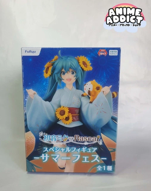 HATSUNE MIKU X Rascal Special Summer Fest Figure Toreba Japan Anime NEW ...