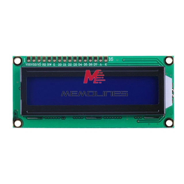 1602 16X2 CHARACTER LCD Display Module HD44780 Controller blue For ...