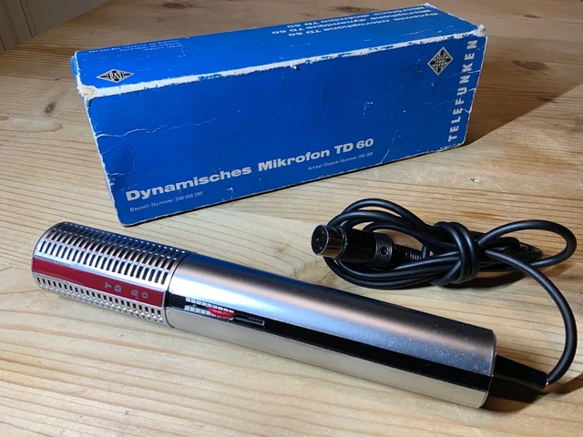 TELEFUNKEN TD 60 Dynamic Microphone EUR 30,00 - PicClick DE