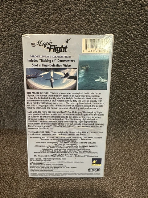 THE MAGIC OF Flight VHS Tom Selleck $16.99 - PicClick CA