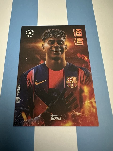 TOPPS MATCH ATTAX 25/26 Red Hot Lamine Yamal Ultra Rare Card £40.22 ...