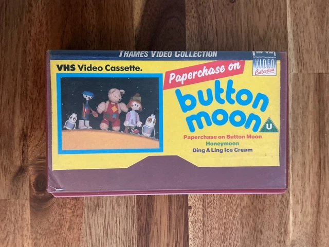 PAPERCHASE ON BUTTON Moon VHS Cassette Vintage Thames red box rare £11. ...