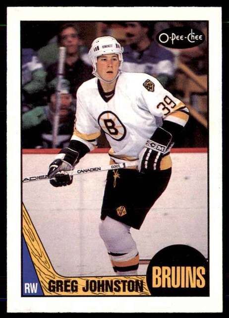 1987-88 O-PEE-CHEE GREG Johnston recrue Boston Bruins #102 EUR 1,92 ...