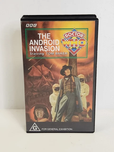 DOCTOR WHO THE Android Invasion - Tom Baker - BBC Video - VHS $29.90 ...
