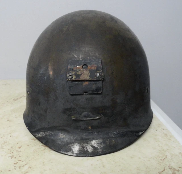 WORLD WAR 11 Military helmet With Inside Head Band "SEE SCANS" - WWII ...