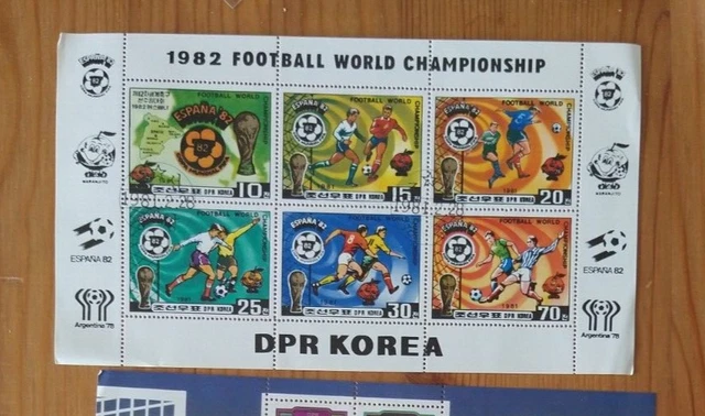 KOREA 1981 FUSSBALL-WM Spanien MiNr2099-2104 KLB o/Used/Gestempelt EUR ...