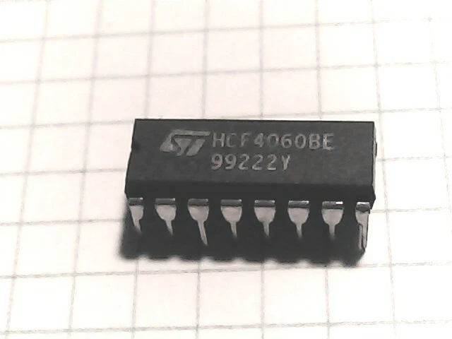 CIRCUIT INTÉGRÉ CD4060 BE HEF4060 compteur binaire DIP16 lot de 2 ... CIRCUIT INTÉGRÉ CD4060 BE HEF4060 compteur binaire DIP16 lot de 2 ...