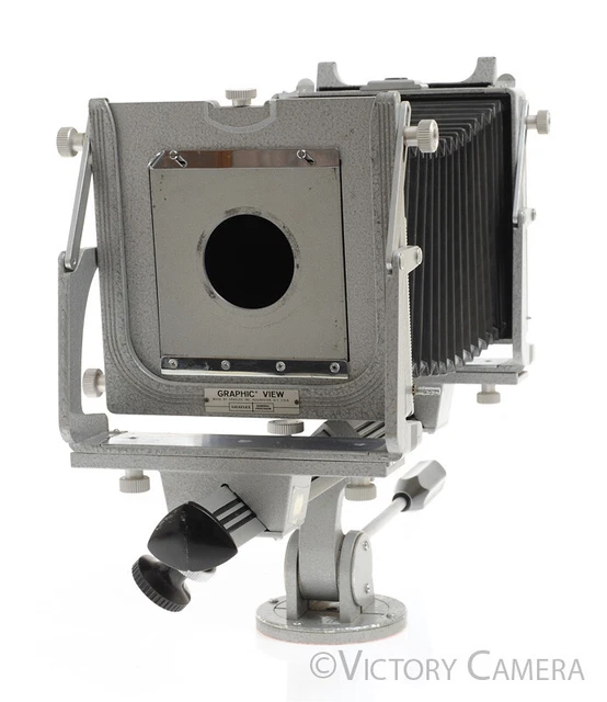 GRAFLEX GRAPHIC VIEW Camera 4x5 w/ Ilex #3 Lens Board EUR 112,02 - PicClick FR