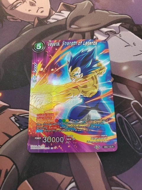 DBS - VEGETA, Strength of Legends DB2-133 R Draft Box 2 NM $7.99 ...