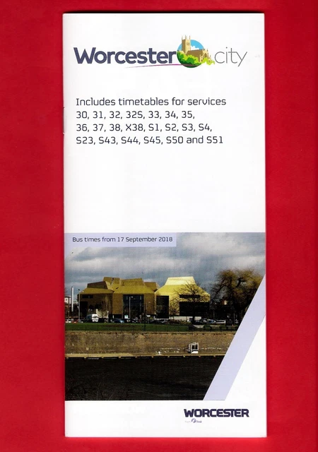 FIRST WYVERN BUS Timetable Booklet - Worcester City Services ...