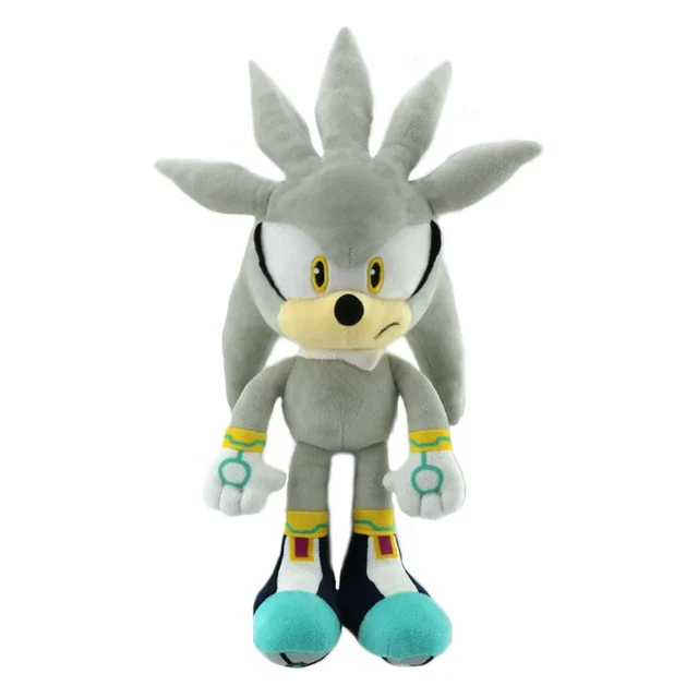 SILVER SONIC THE Hedgehog PLUSH TOY - 33 CM £12.50 - PicClick UK
