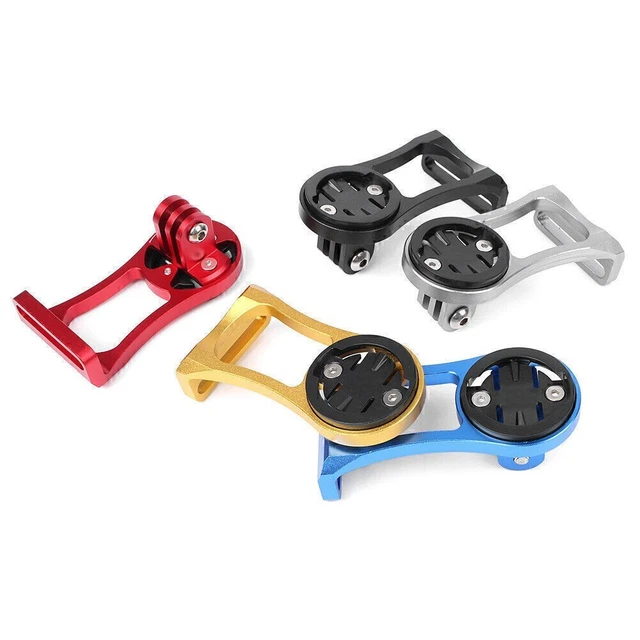 ALLOY BICYCLE STEM Extension Computer Mount Holder For GARMIN Edge GPS ...