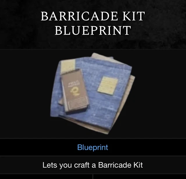 ARC RAIDERS 🔥 💪 Barricade Kit Blueprint 💪 ( PS5 / Xbox / PC ) £2.77 ...