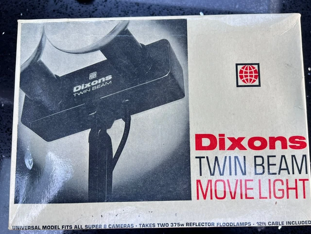 VINTAGE BOXED Dixons Twin Beam Movie Light Boxed With Instructions ...