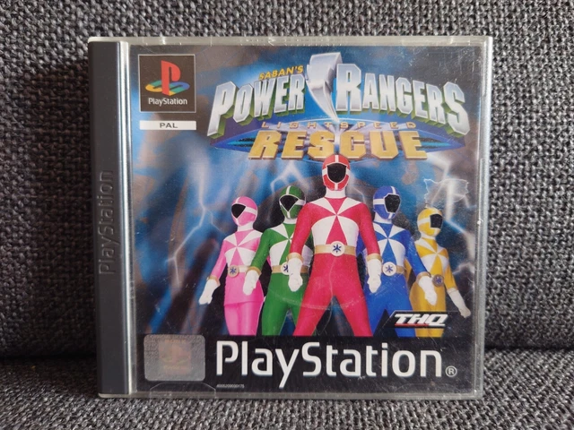 POWER RANGERS LIGHTSPEED Rescue PS1 Sony PlayStation 1 EUR 23,30 ...