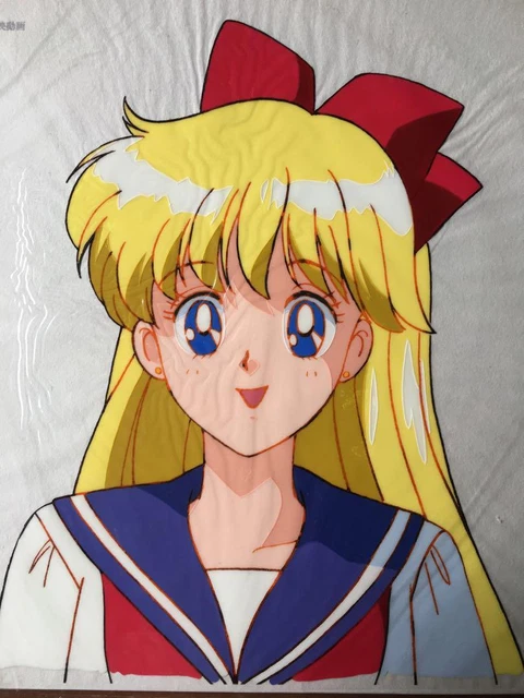 SAILOR MOON MINAKO Aino Animation Cel Picture Painting Toei Anime Genga ...