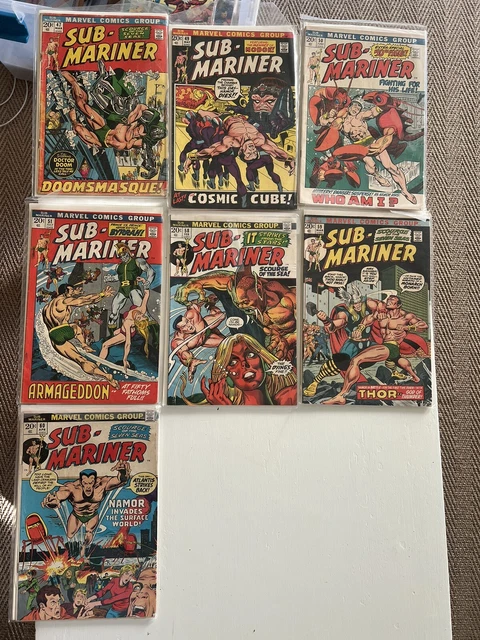 LOT SUB-MARINER MARVEL Comics âge d'argent 47-60 EUR 5,88 - PicClick FR