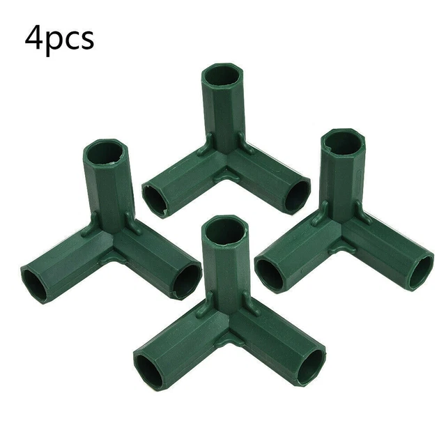 PLANT AWNING STRUCTURE Joints Connector Plastic Pipe Frame Greenhouse ...