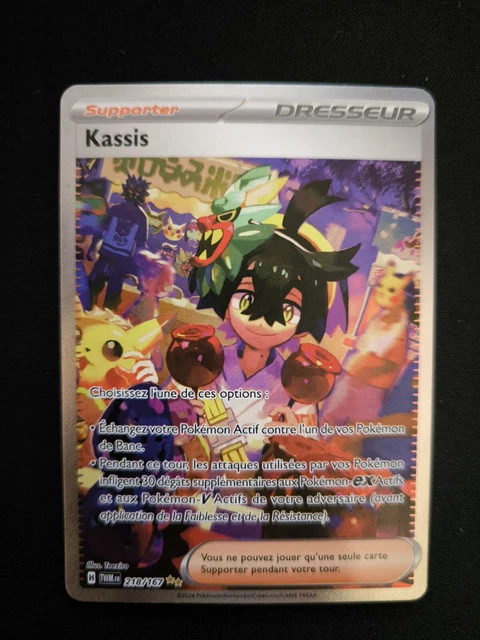 CARTE POKÉMON : Kassis 218/167 Mascarade Crépusculaire Français NEUF ...