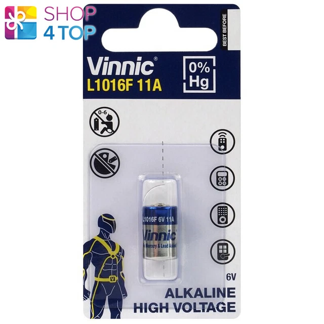 VINNIC 11A PILES Alcaline 6V L1016F 1BL E11A GP-11A GP11A Exp 2025 Neuf ...