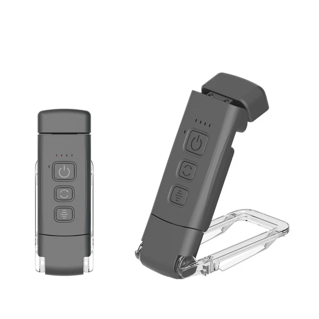 5V/1A MINI LED Clip USB Rechargeable Book Reading Light 5 Brightness ...