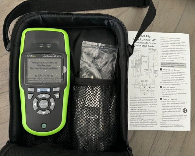 NETALLY LRAT-1000 LINKRUNNER AT 1000 Network Tester $800.00 - PicClick