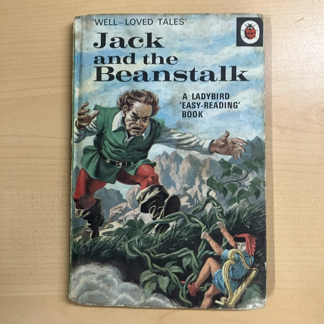VINTAGE LADYBIRD BOOK - JACK AND THE BEANSTALK - 606D - WELL LOVED ...