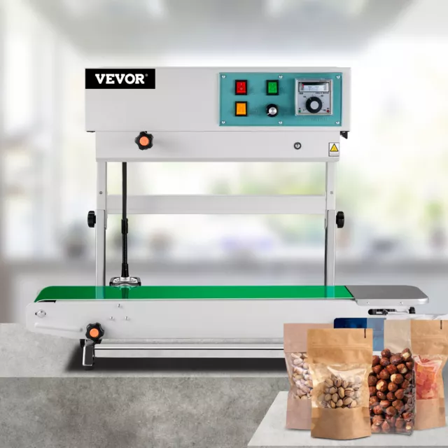 FR-900 MACHINE SCELLAGE Automatique 700W Sac Sceller Verticale 6-12mm ...