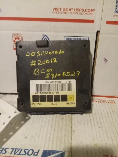 2000 SILVERADO BODY Control Module Bcu Bcm Oem Computer Box Tested $35. ...