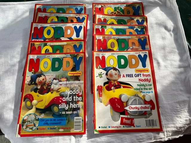 BBC ENID BLYTON'S Noddy Magazines 60,61,62,63,64,65,66,67,68 and 69 £20 ...
