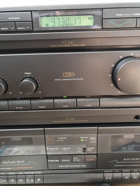 PHILIPS FS-240, FT-240, FA-240, FC-240 Integrated Stereo Audio/ Video ...