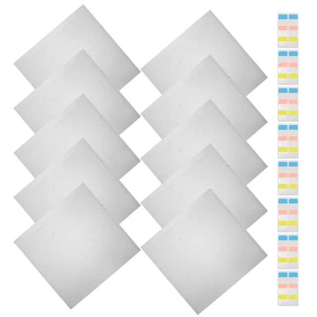 10 SETS FILE Folder Organizer Test Paper Holder Storage Envelope Case ...