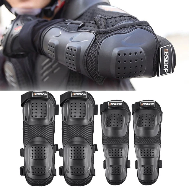ENSEMBLE D' QUIPEMENTS DE protection genou et coude moto avec fixation ...