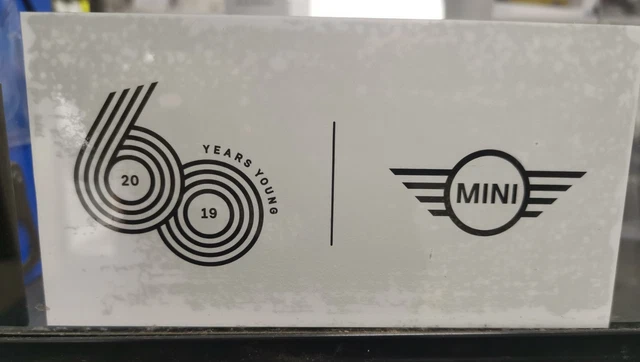 BMW ROVER AUSTIN MINI 60 Years of MINI Car Window Sticker 01292474971 £ ...