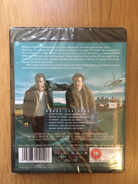 MIDNIGHT RUN - UK Blu-ray - Robert De Niro - NEW SEALED - free UK post ...