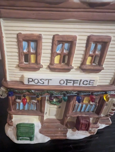 ST. NICHOLAS SQUARE Post Office Christmas Village Collection w/ Box ...