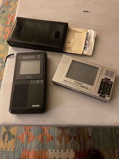 LOT HS,MINI TV Citizen/Walkman cd Radiola/télécommandes/caméscope Sony ...