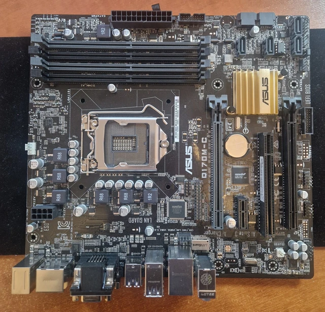 ASUS Q170M-C MOTHERBOARD for Intel 6th Gen CPU Q170M Chipset Socket LGA ...