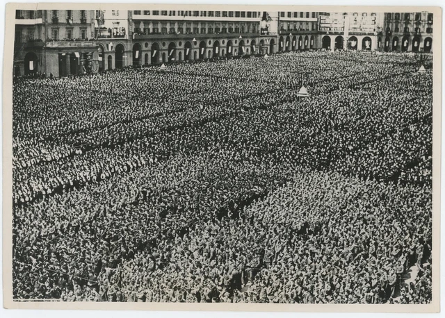 LE DULCE BENITO Mussolini. Fascisme. Discours du Dulce à Turin. 1939 ...