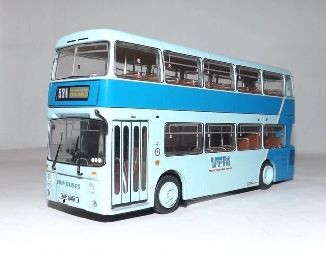 UNBOXED BRITBUS AN1-23 Vfm Buses Leyland Atlantean D/D Bus 4Mm 1:76 ...
