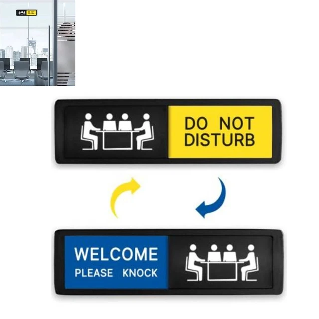 SELF ADHESIVE REMINDER Signs Waterproof Hotel Bulletin Board Meeting ...