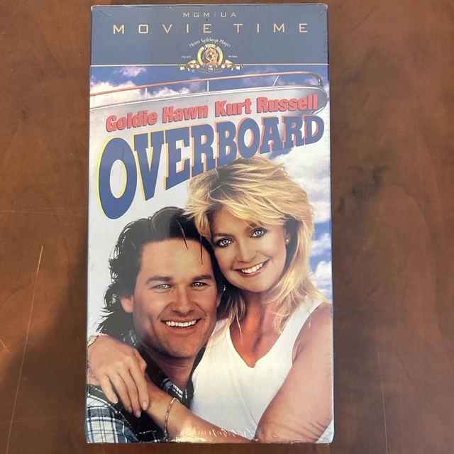 OVERBOARD VHS TAPE Movie Time Kurt Russell Goldie Hawn New and Sealed £ ...
