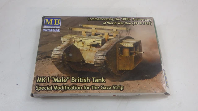MODEL KIT WW1 mk1 British tank MB72003 £10.79 - PicClick UK